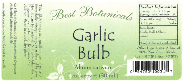 Garlic Bulb Alcohol Extract - Dr. Christopher's Herbs