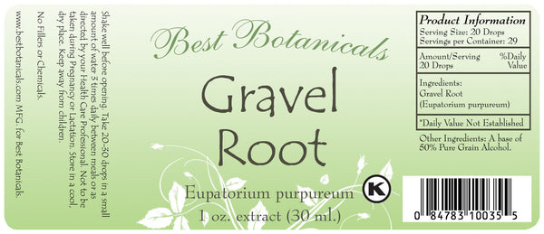 Gravel Root Alcohol Extract - Dr. Christopher's Herbs