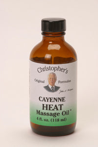 🌺 Dr. Christopher's Cayenne Heat Massage Oil - Dr. Christopher's Herbs